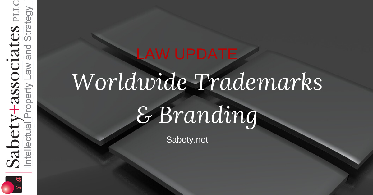 Worldwide Trademarks and Branding | Sabety + associates, PLLC